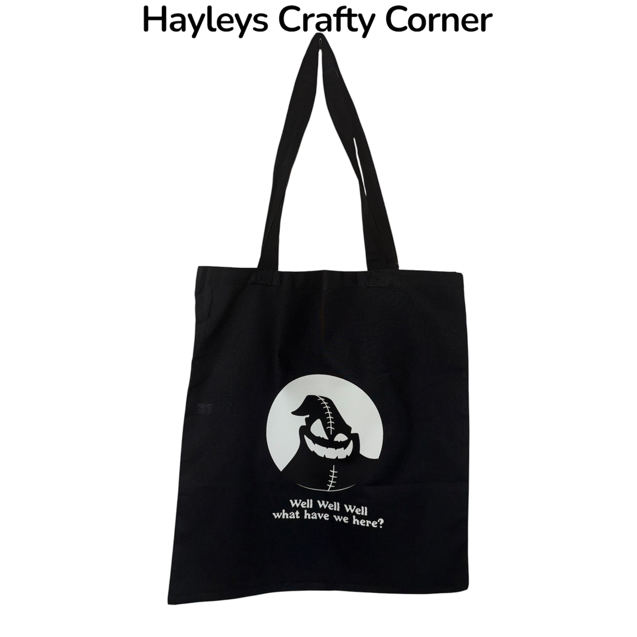 Oogie Boogie Glow-in-the-Dark Tote Bag – Hayleys Crafty Corner